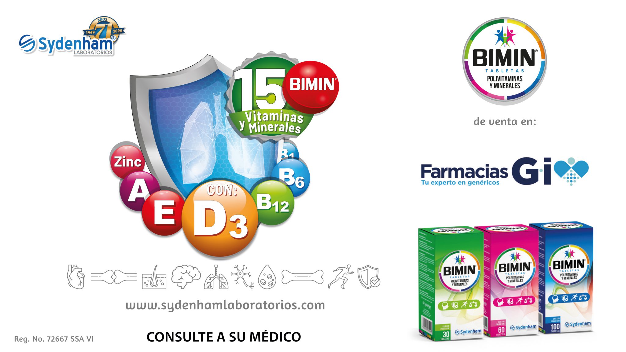 Polivitaminas y Minerales BIMIN de venta ya en Farmacias GI – My CMS